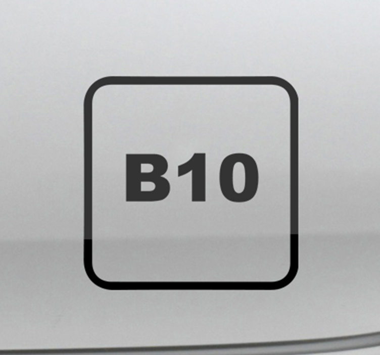 Auto Sticker Diesel B10 - TenStickers